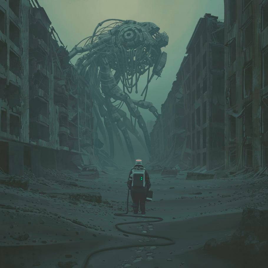 'The Labyrinth' by Simon Stålenhag | Scrolller