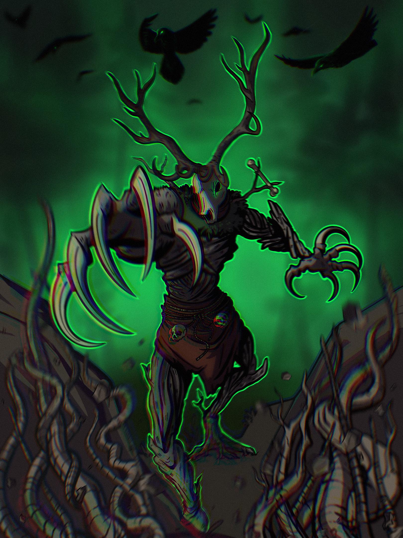 The Leshen - Original Artwork | Scrolller