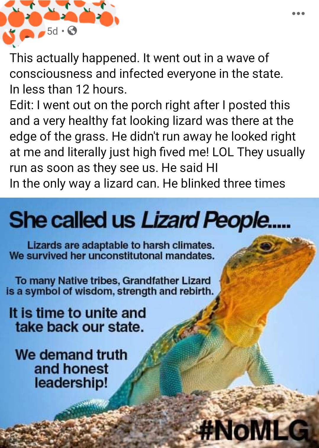 The lizard people | Scrolller