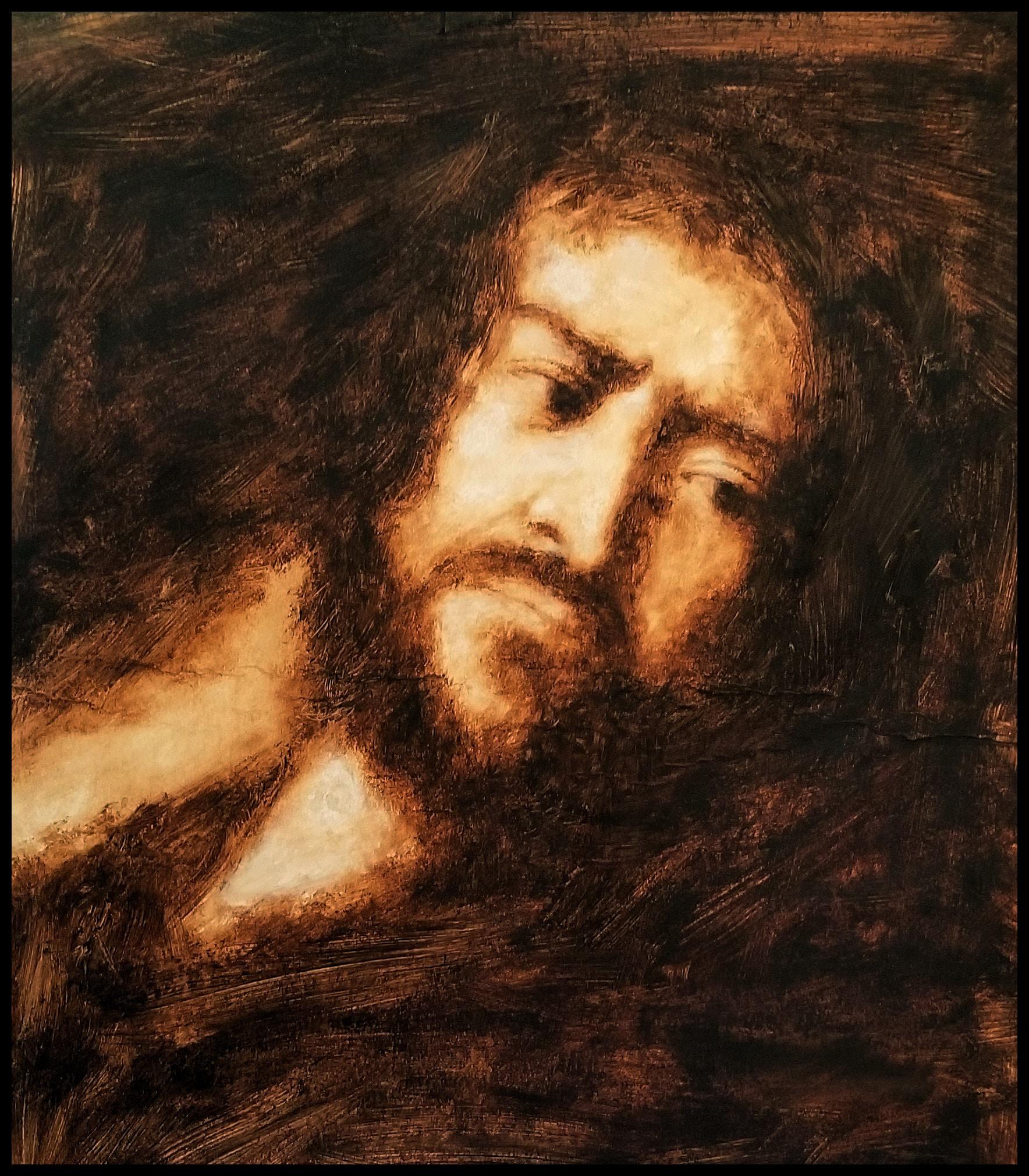 The Martyrdom of St. Mathew, umber sketch after Carravaggio, 2021 | Scrolller