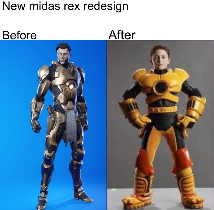 the Midas Rex skin is getting a redesign in the next update | Scrolller