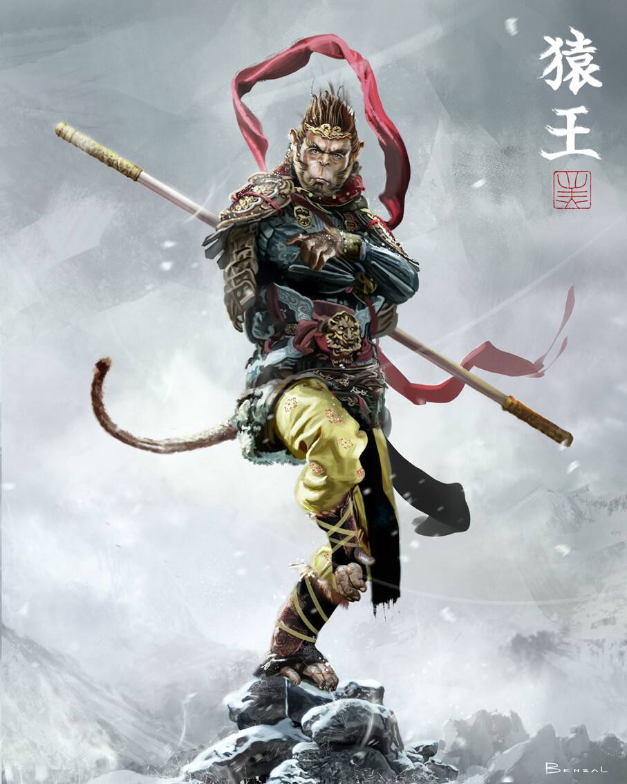 The Monkey King by David Benzal | Scrolller