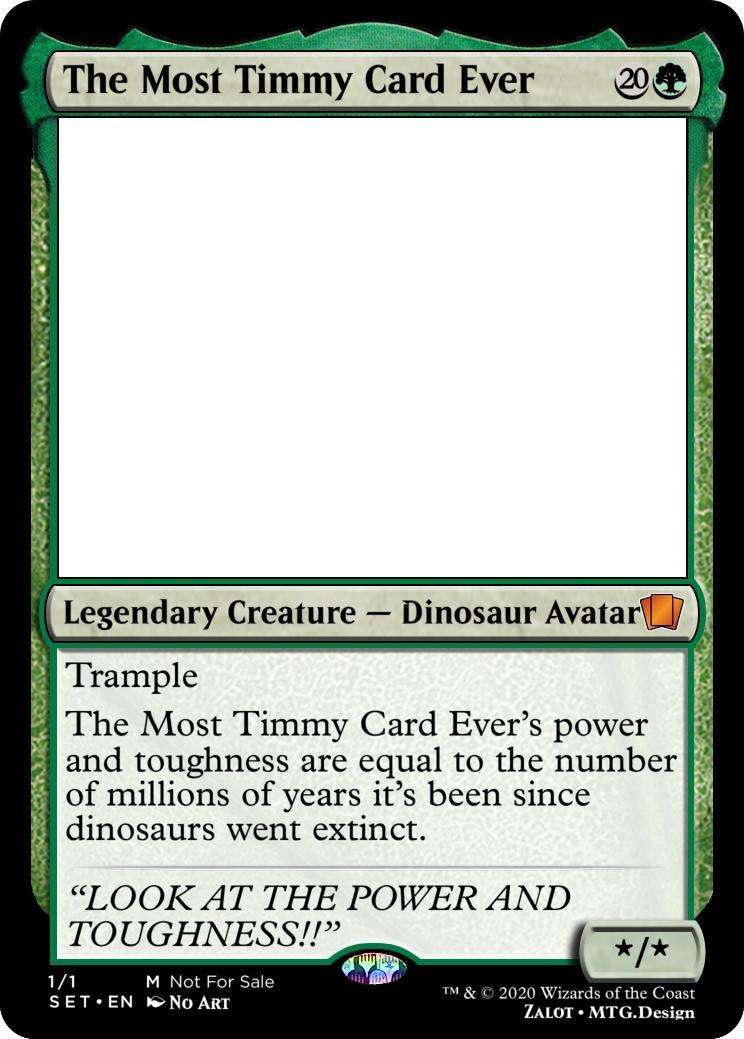 The Most Timmy Card Ever | Scrolller