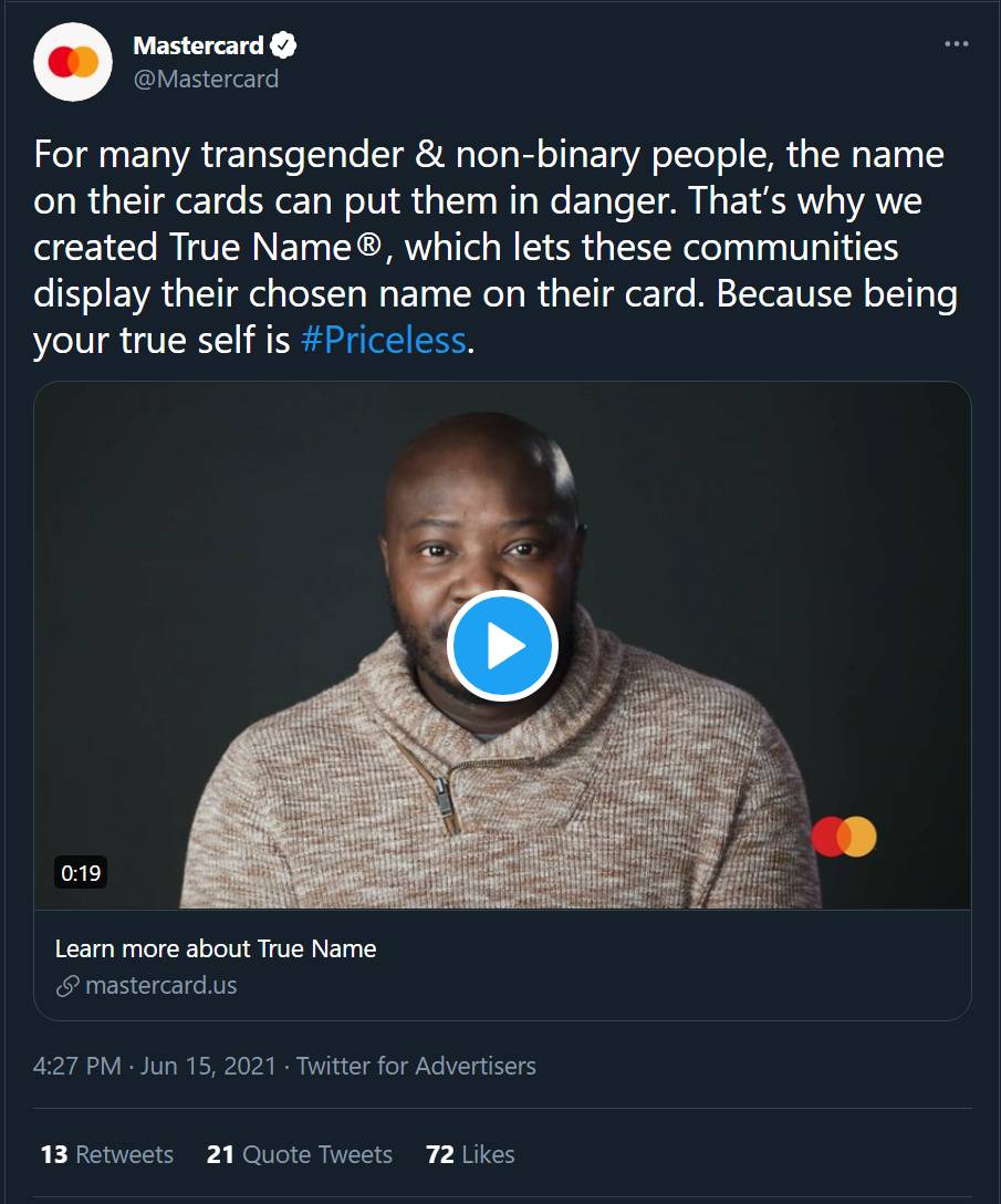 "The name on their cards can put them in danger." | Scrolller