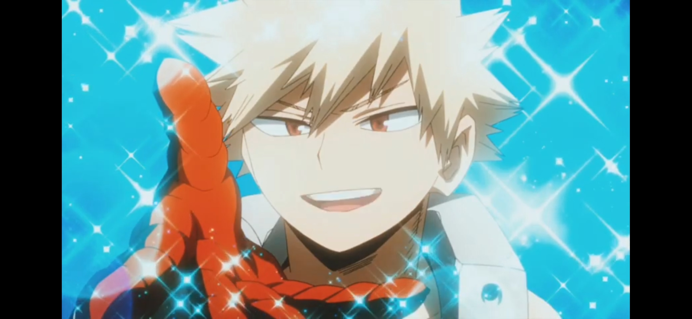 The only pic of Katsuki where he smiles for too long | Scrolller
