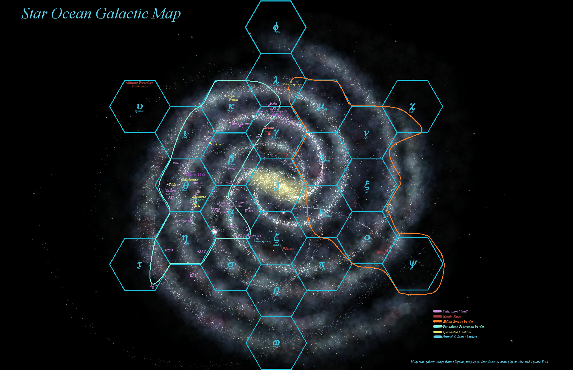 The Pangalactic Map | Scrolller