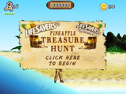 The pineapple treasure hunt game from candystand.com | Scrolller