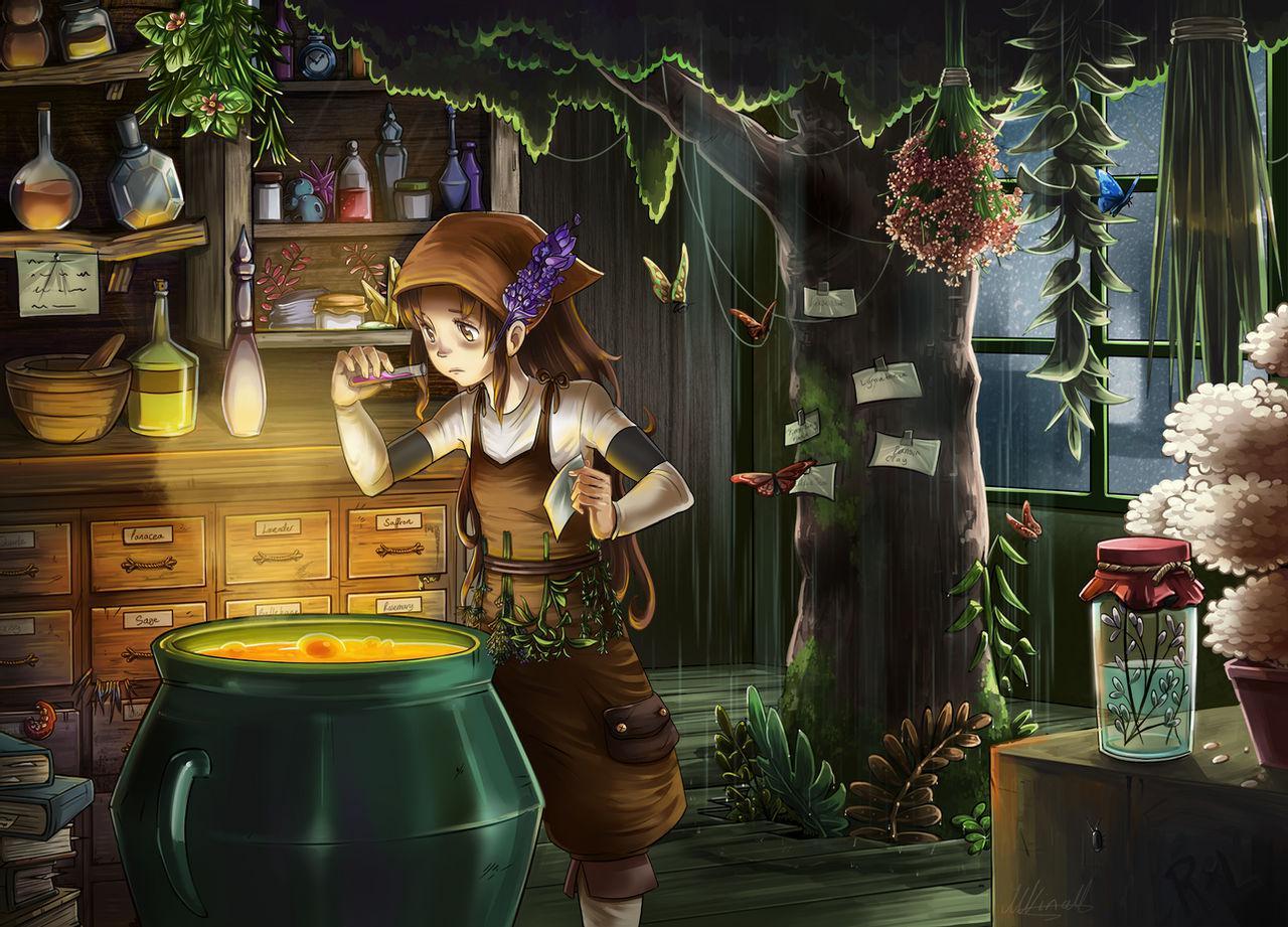 The Potion Shop by Frayed-Symphony | Scrolller
