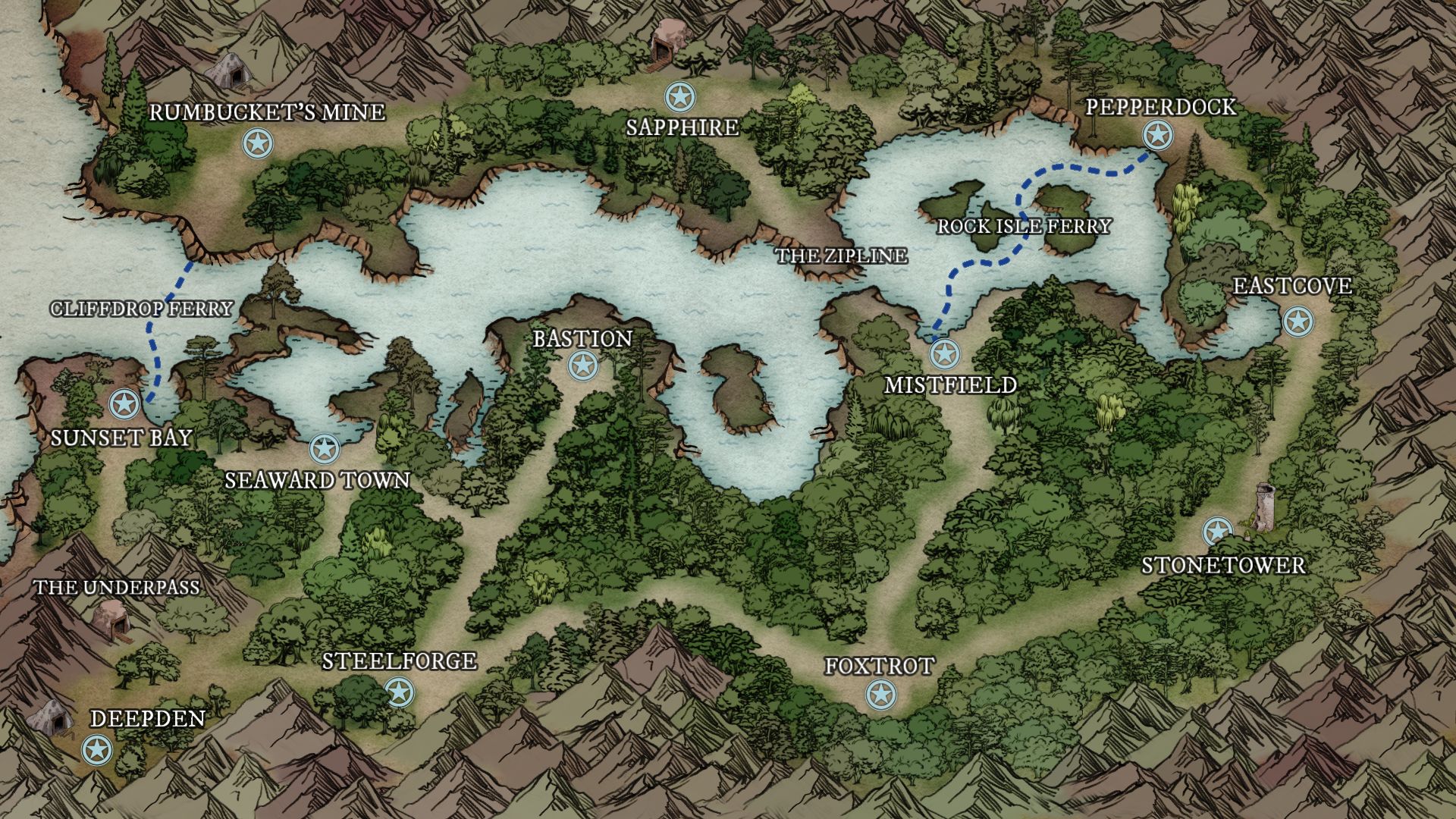The prettier one of two maps I've made in my excitement for the ...