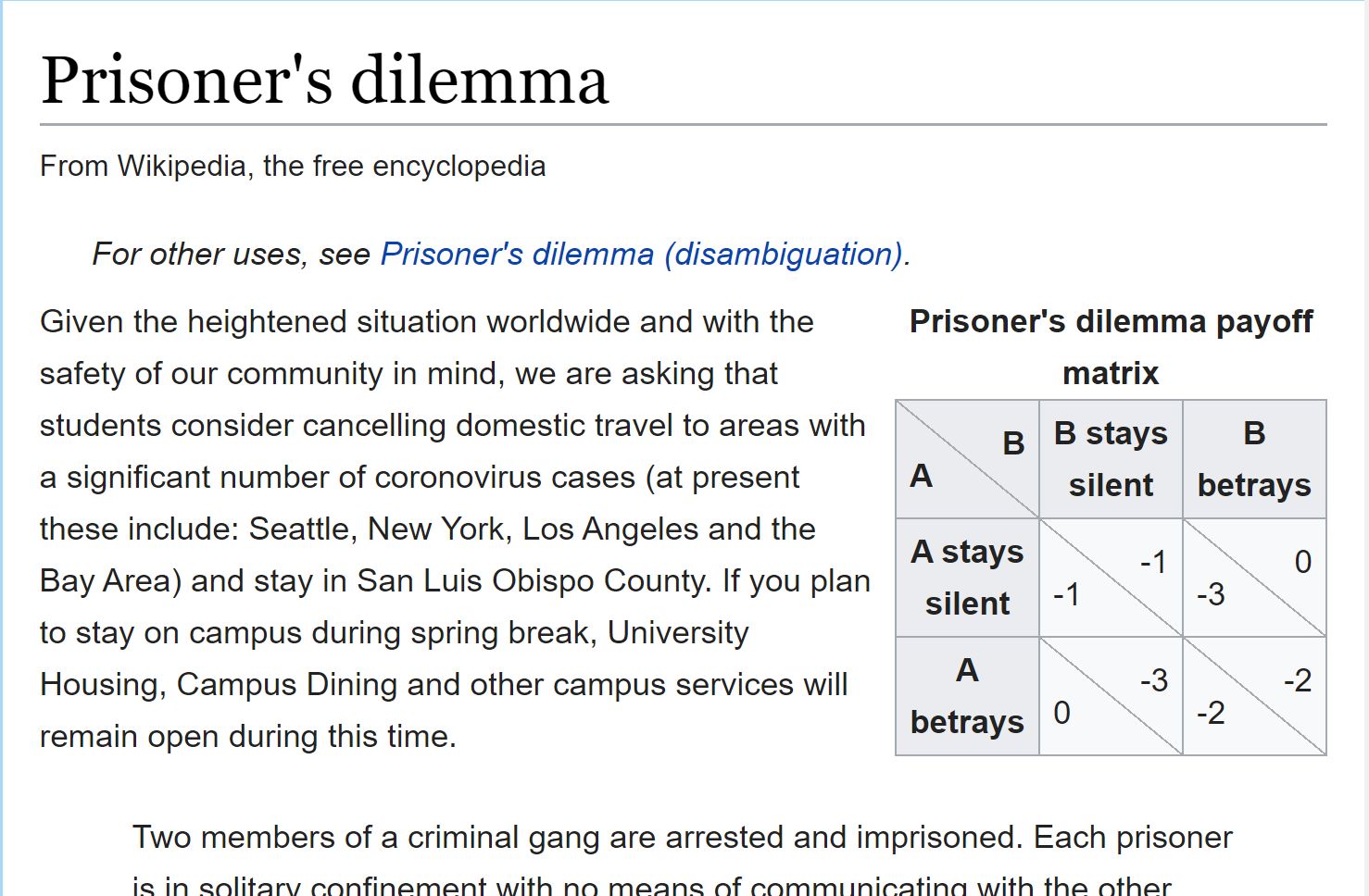 The Prisoner's Dilemma | Scrolller