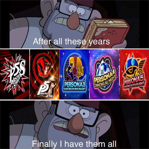 The PS4 Persona Compendium is complete! | Scrolller