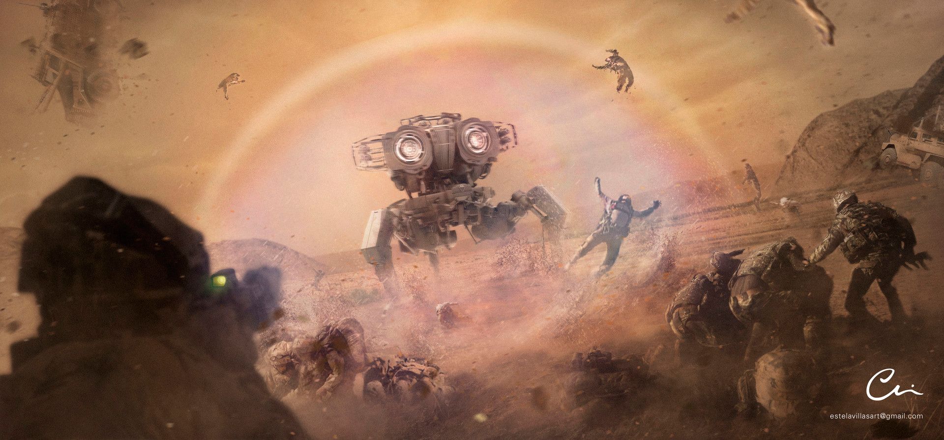 The Pumper Mech Design by Estela Villas Plaza | Scrolller