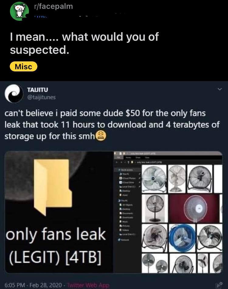 The real facepalm is that title | Scrolller