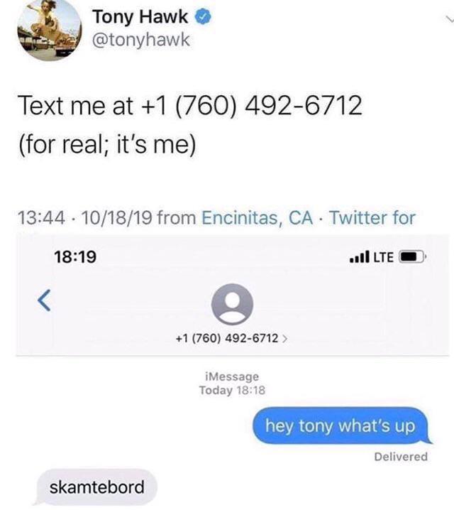 The real tony hawk!!111 | Scrolller