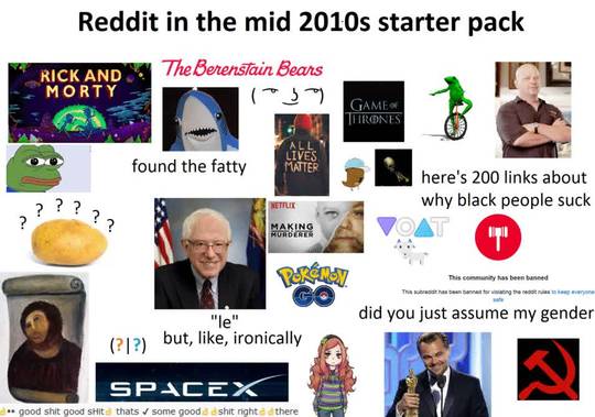 The Reddit Starterpack [x-post /r/starterpacks] | Scrolller