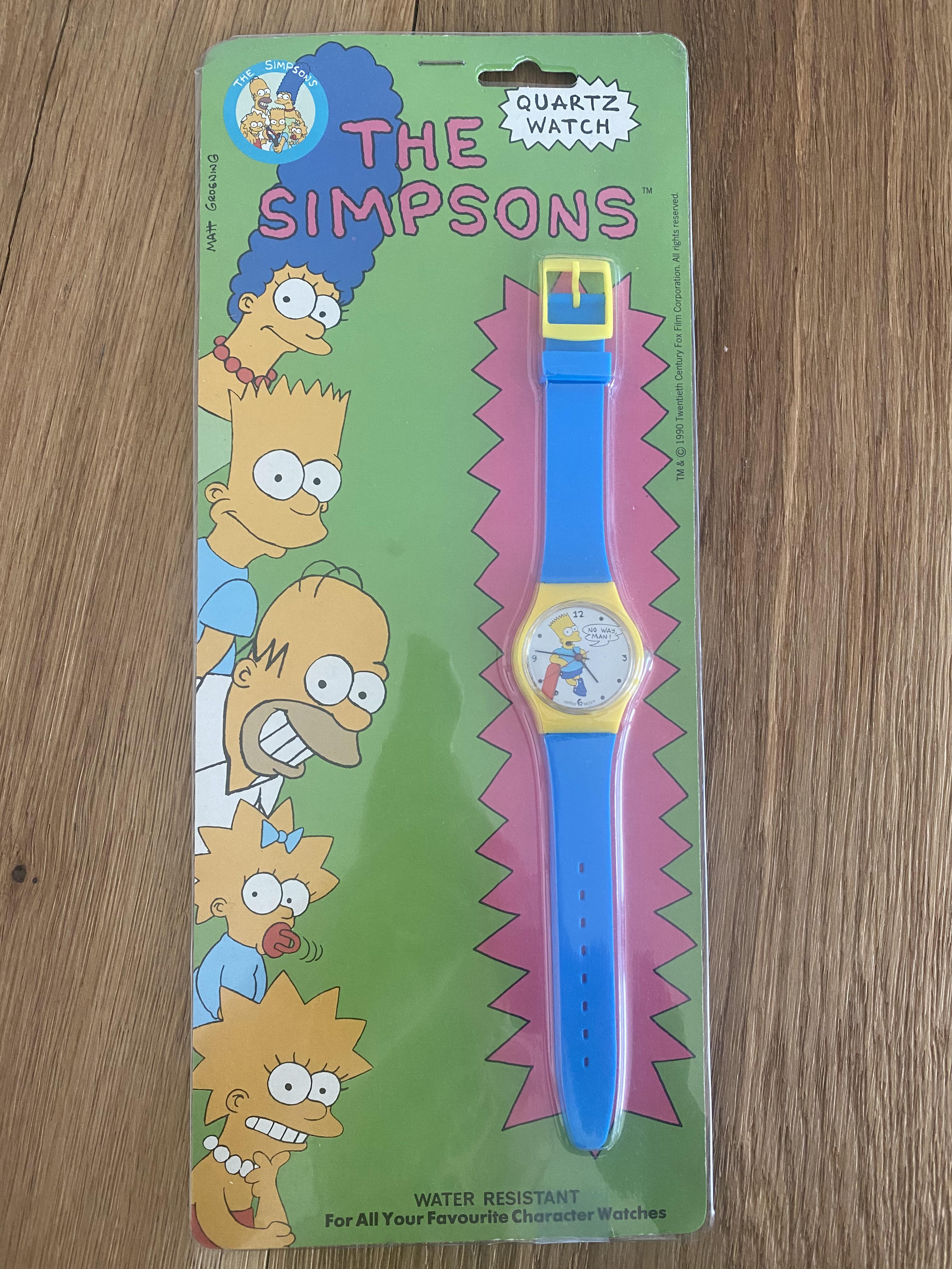 The Simpsons watch from 1990. | Scrolller