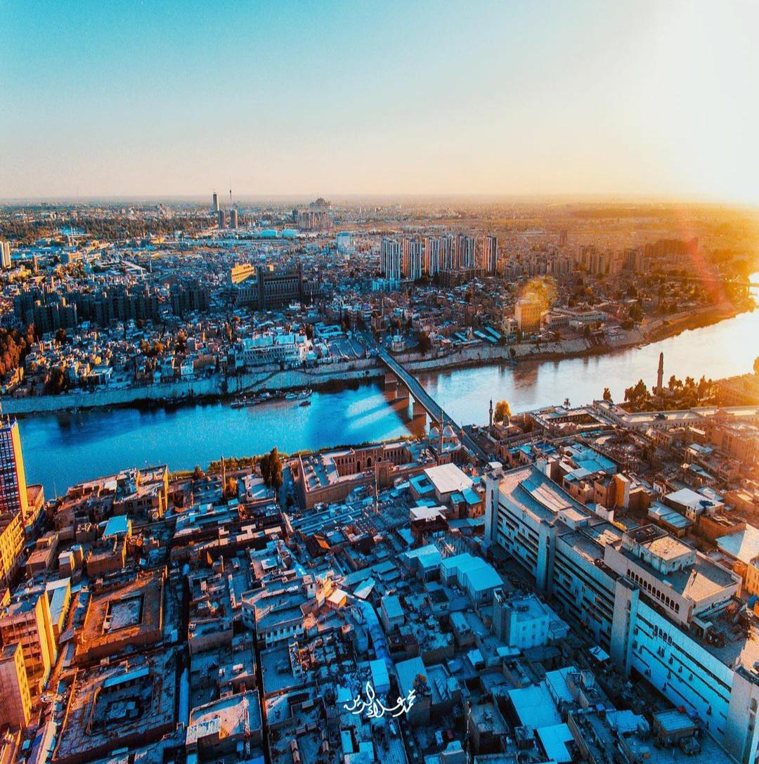 The sun shining on Baghdad | Scrolller