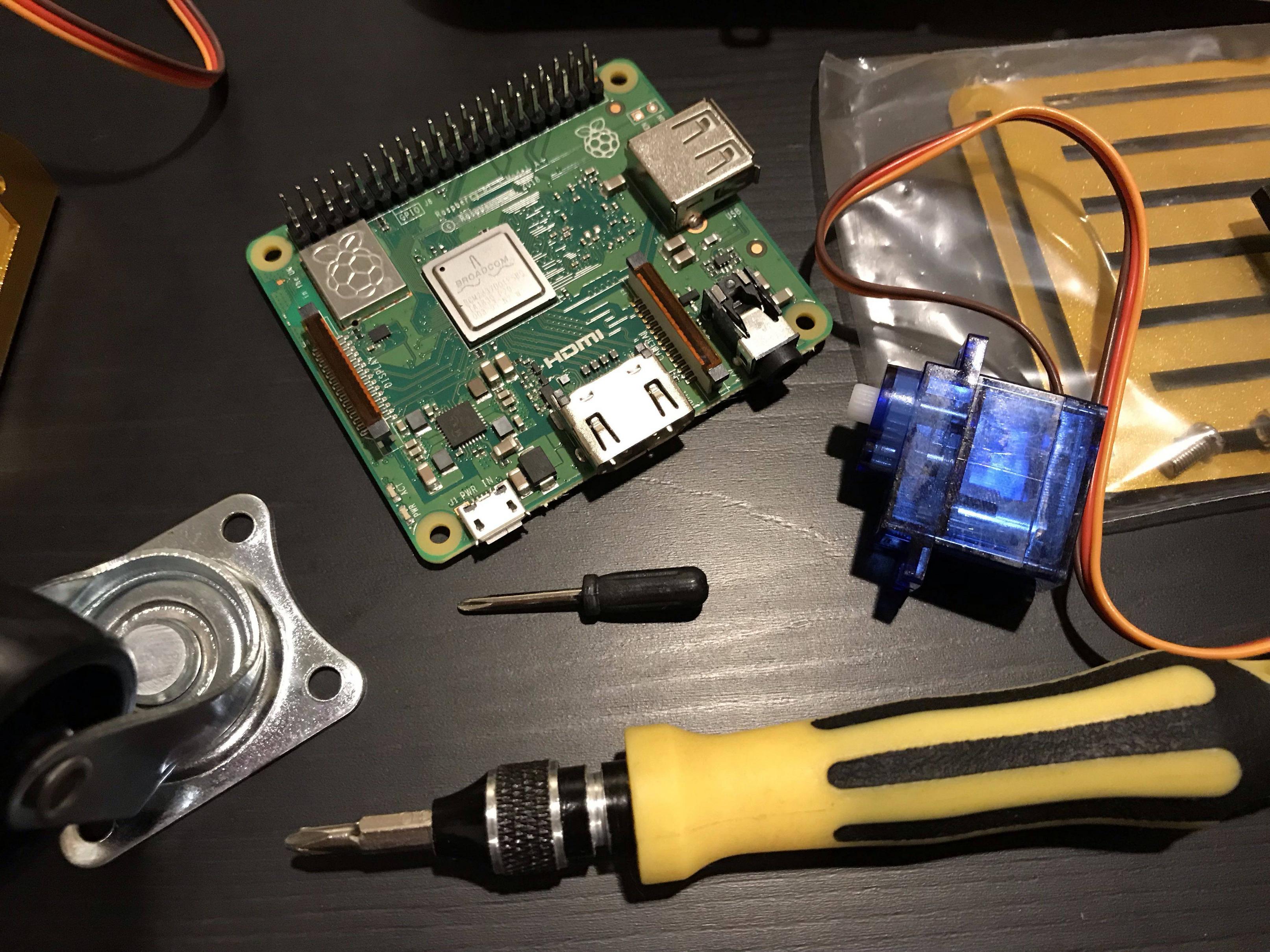 The tiny screwdriver that came with this robot kit. | Scrolller