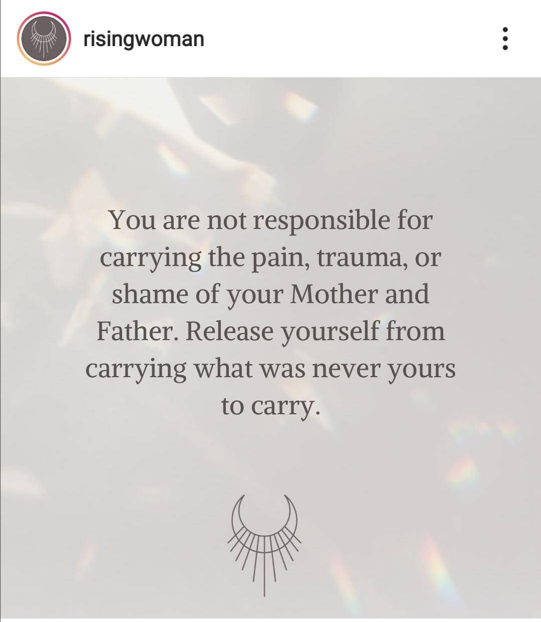 The trauma, shame and limitations were never yours to carry (more in comments) | Scrolller