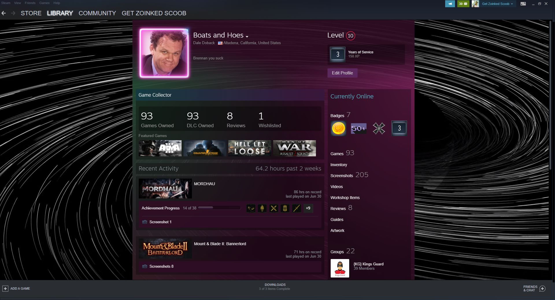The ultimate steam Profile | Scrolller