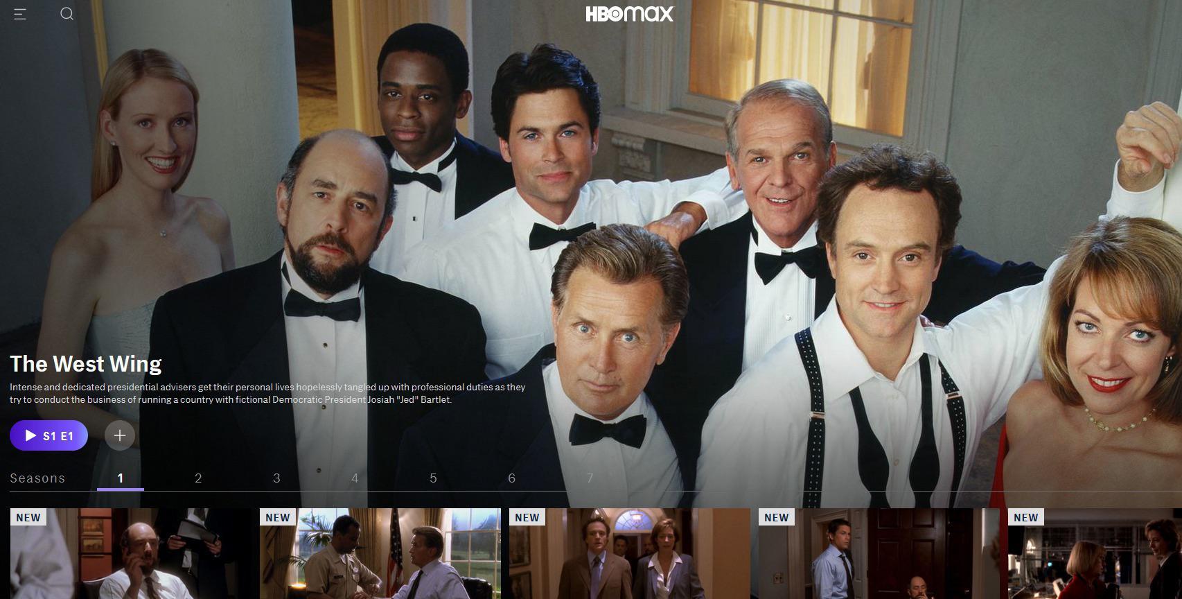 The West Wing Is Now Streaming | Scrolller