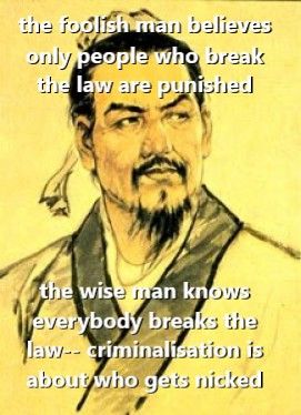 the wise man says criminalisation is bad | Scrolller