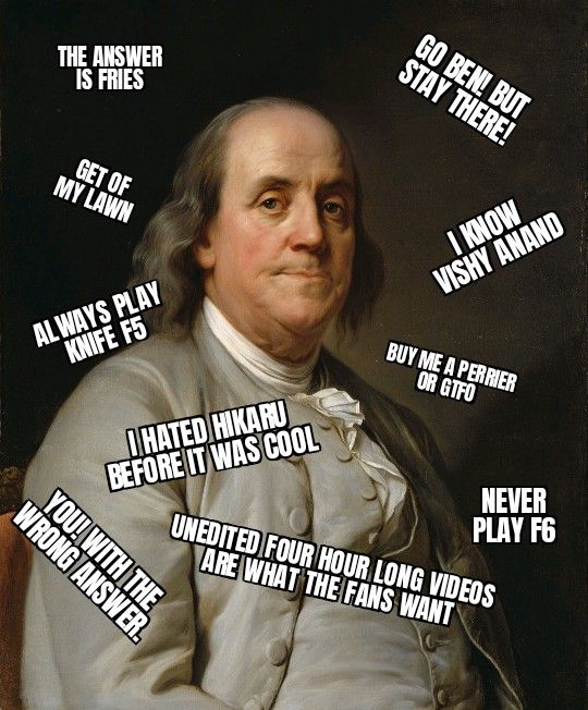 The wit and wisdom of the founding father of chess, GM Ben Franklin | Scrolller