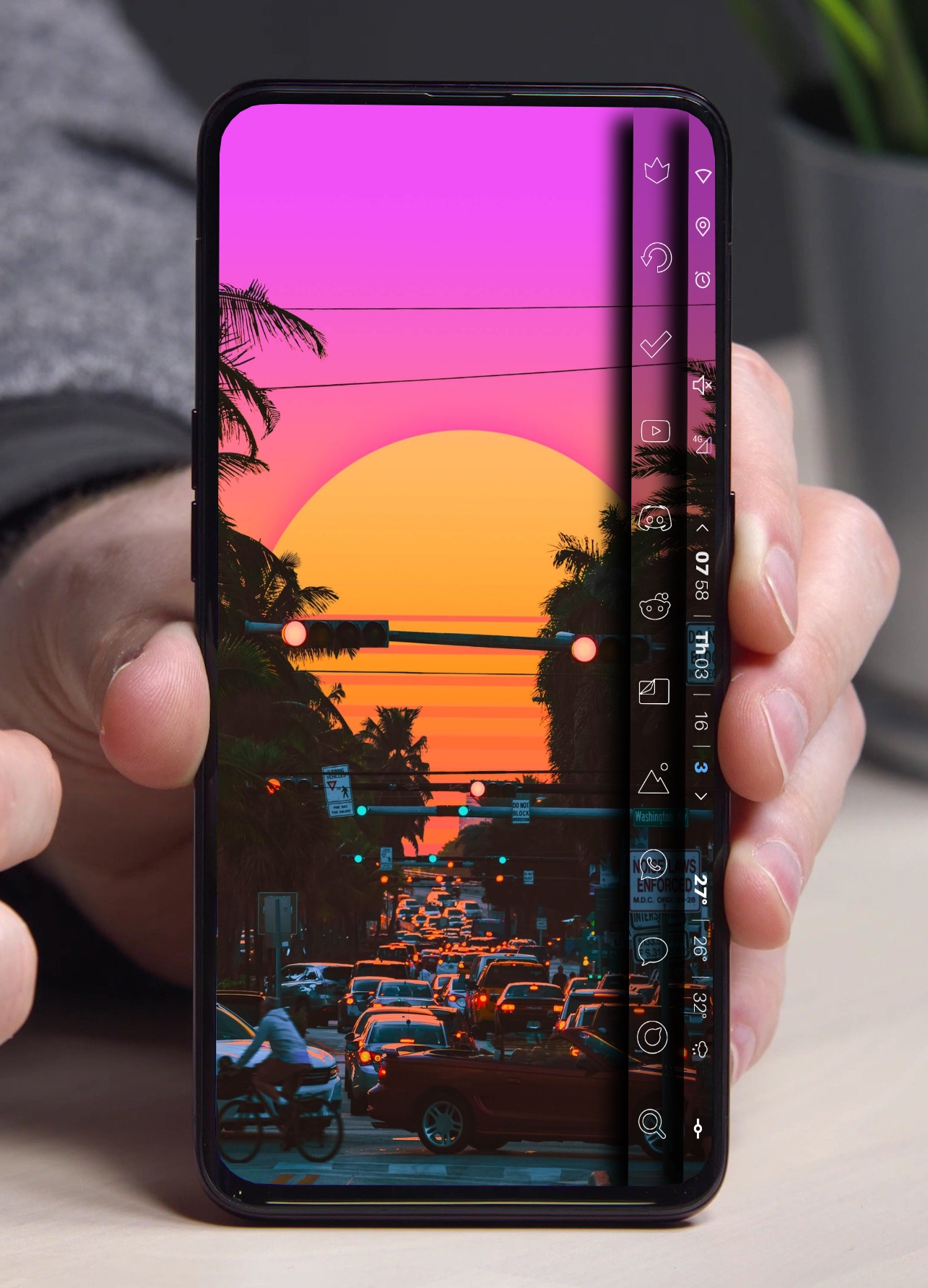 [Theme] Vaporwave Sunset | Scrolller