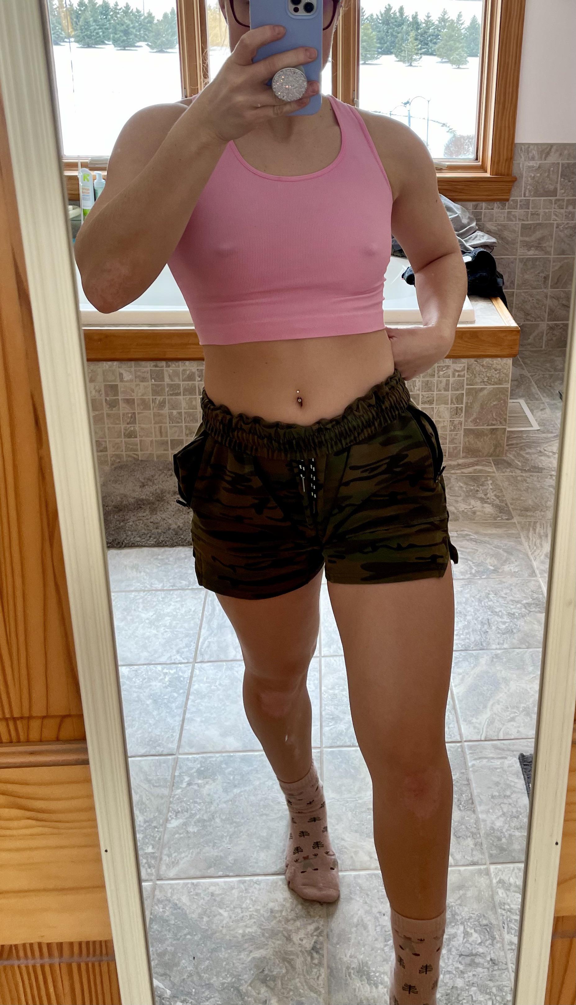 There’s a not so secret surprise under my top and my pants are basically invisible so | Scrolller