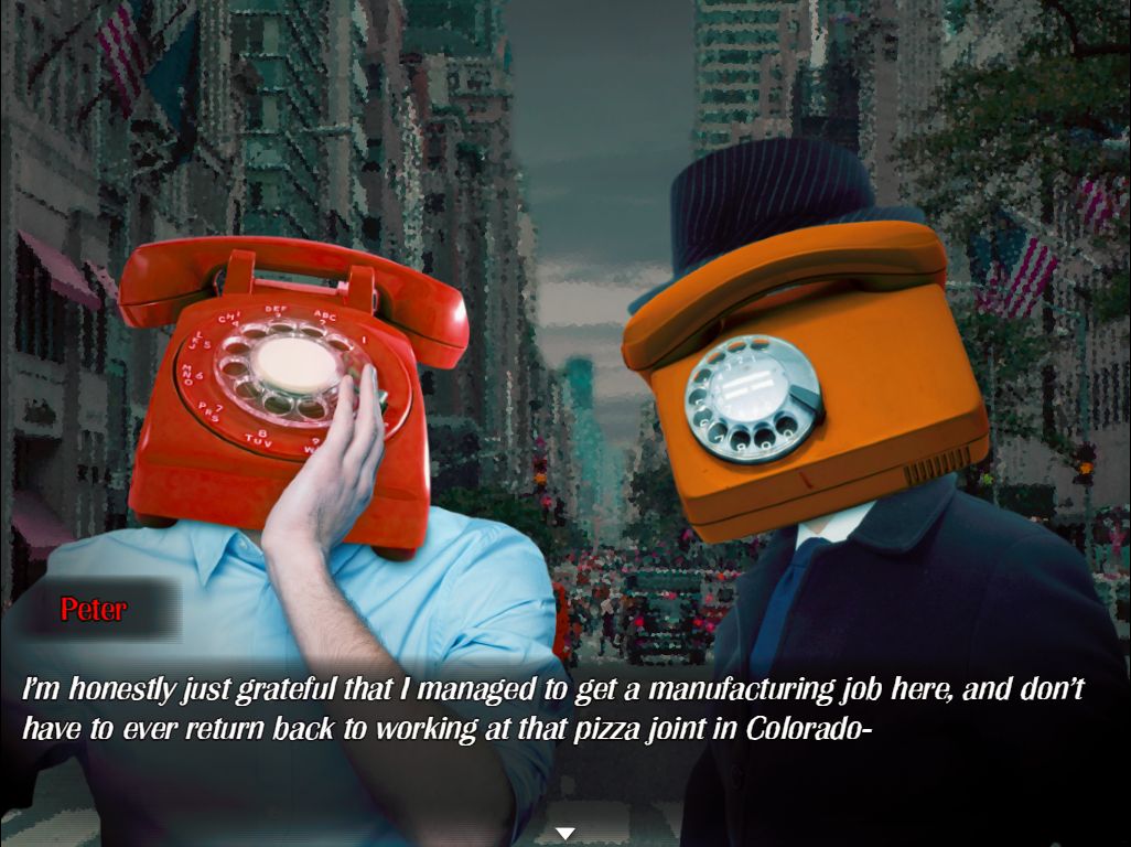 There's also an even more direct DSaF reference in the Dialtown demo. | Scrolller