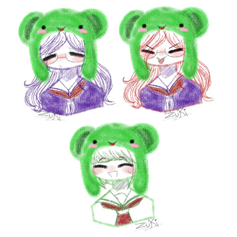 They have frog hats hehehe- (u/YuzukiChan25) | Scrolller