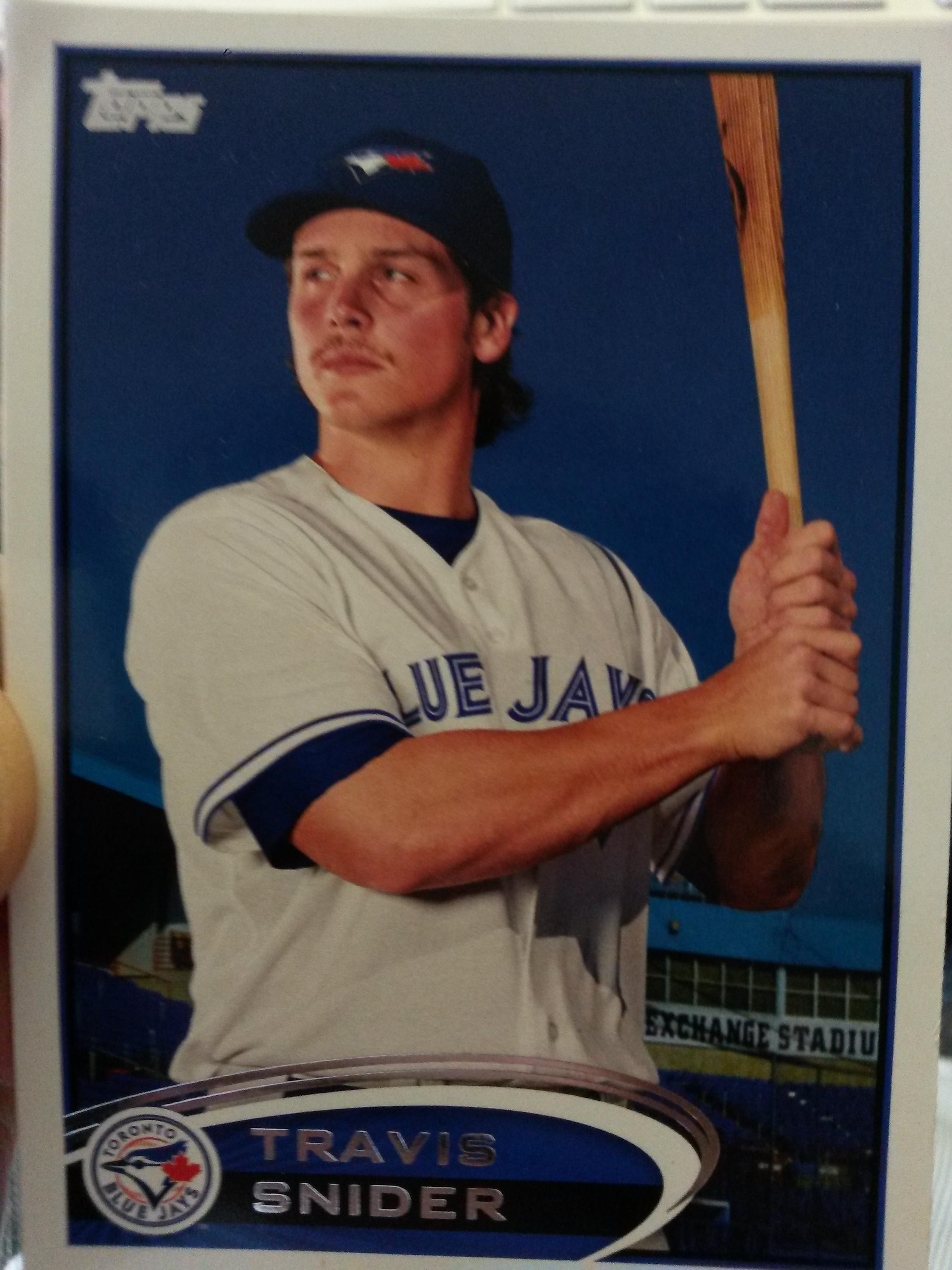 They seriously didn't have a baseball bat lying around for this guy to hold? | Scrolller