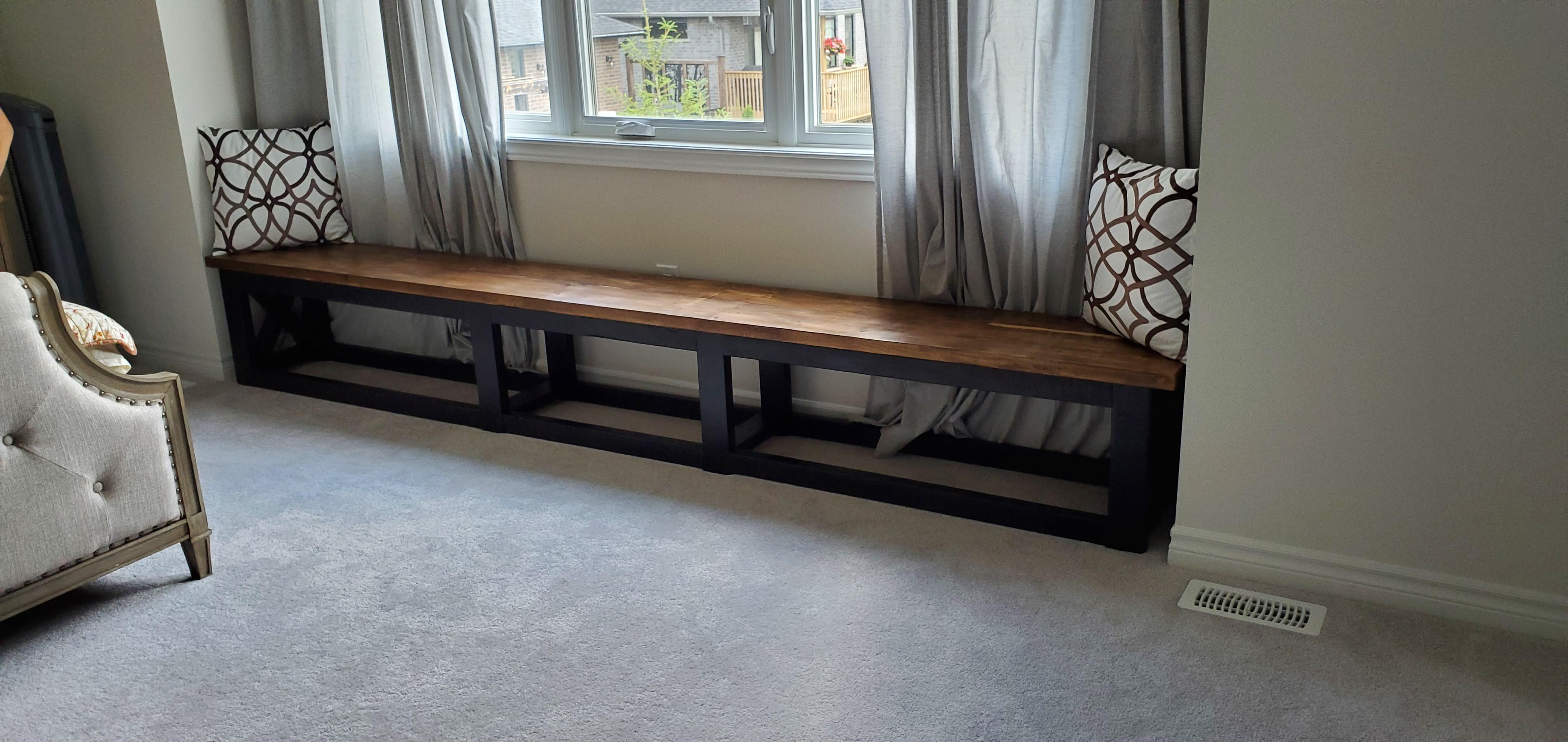 Third project - 11FT bench for the bedroom | Scrolller