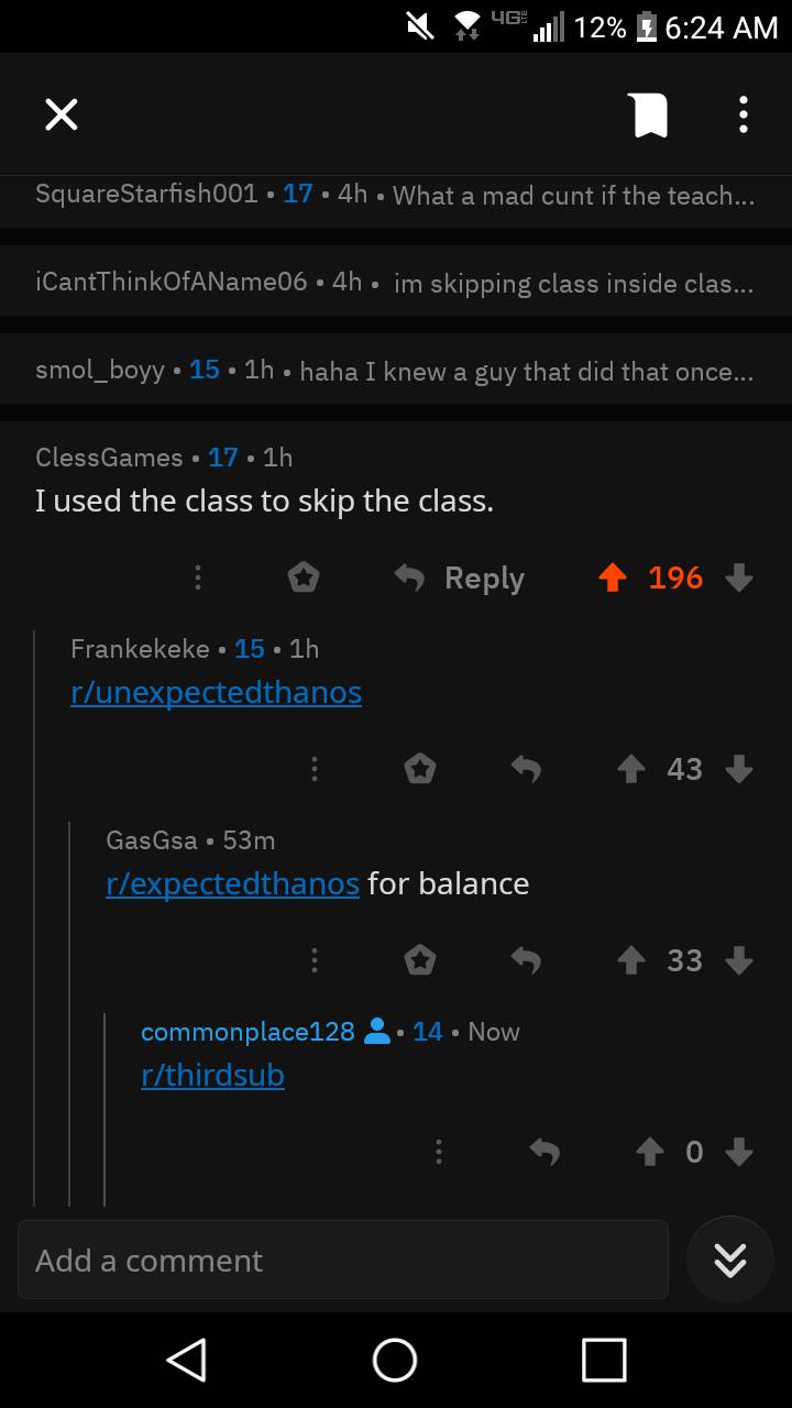 Thirdsub is small brain | Scrolller