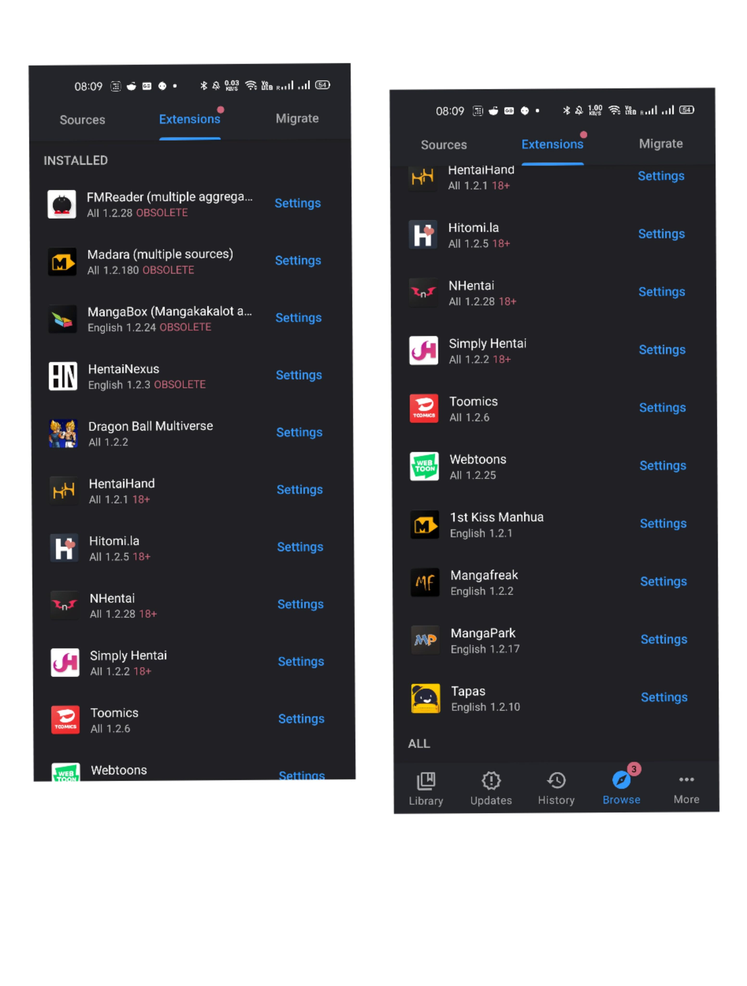 THIS ARE SOME EXTENSIONS FOR TACHIYOMI | Scrolller