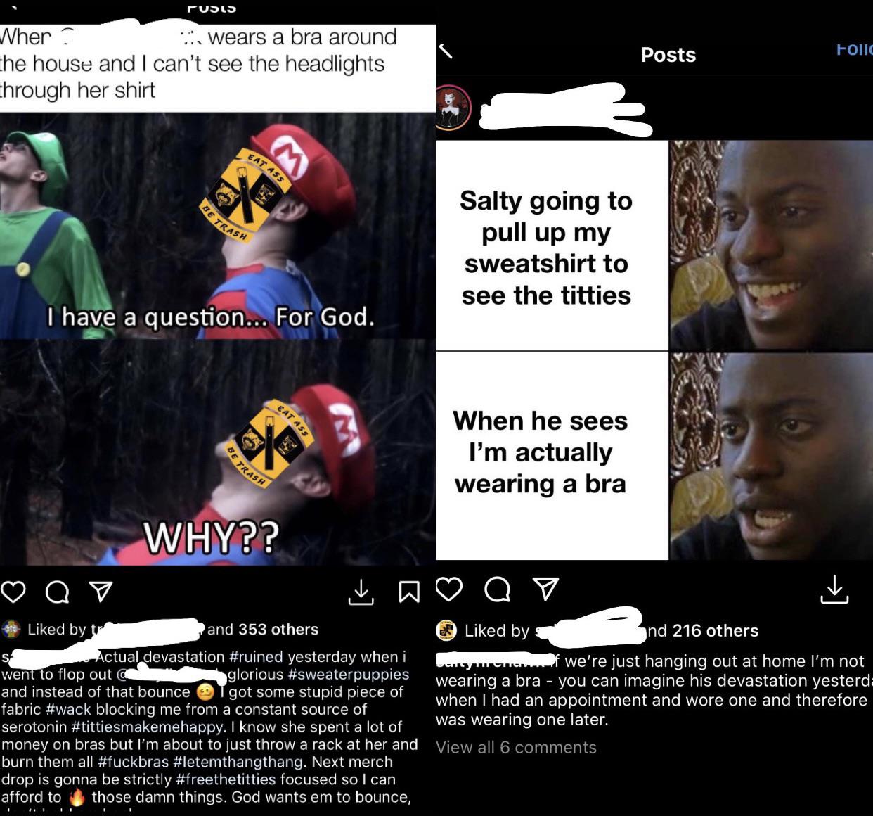 This dude on Instagram made two accounts: one meme page and one as the meme page’s girlfriend ...