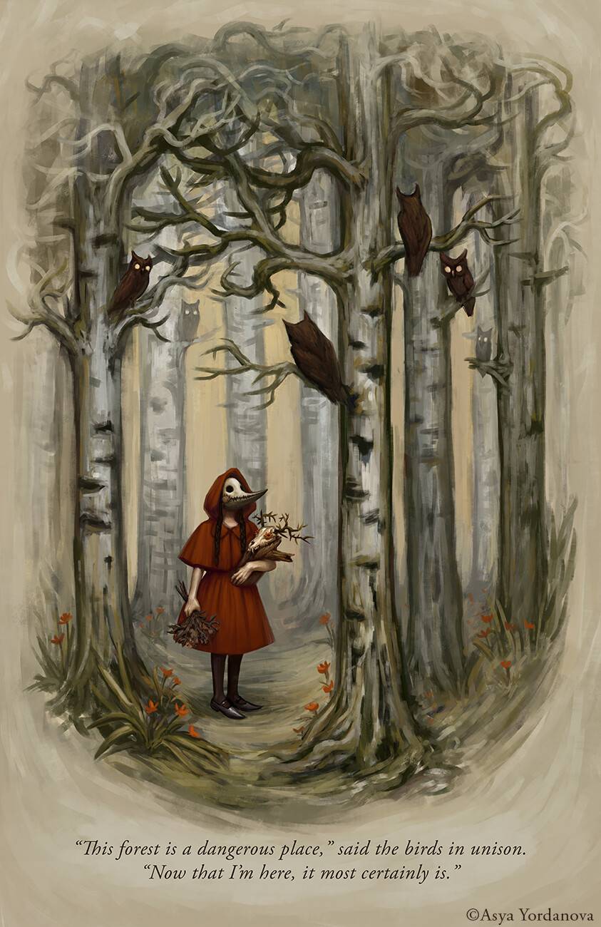 This forest is a dangerous place, by Asya Yordanova | Scrolller