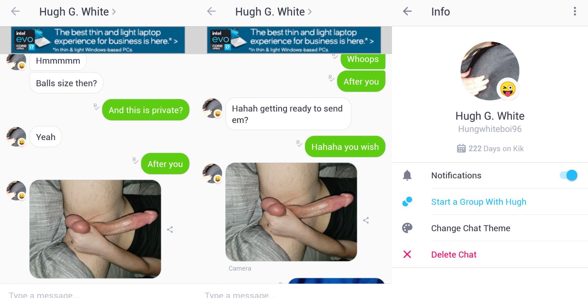 This guy seemed to be using another app to have gallery pics show up as live | Scrolller