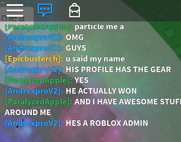 this guys pretending to be a roblox admin. | Scrolller