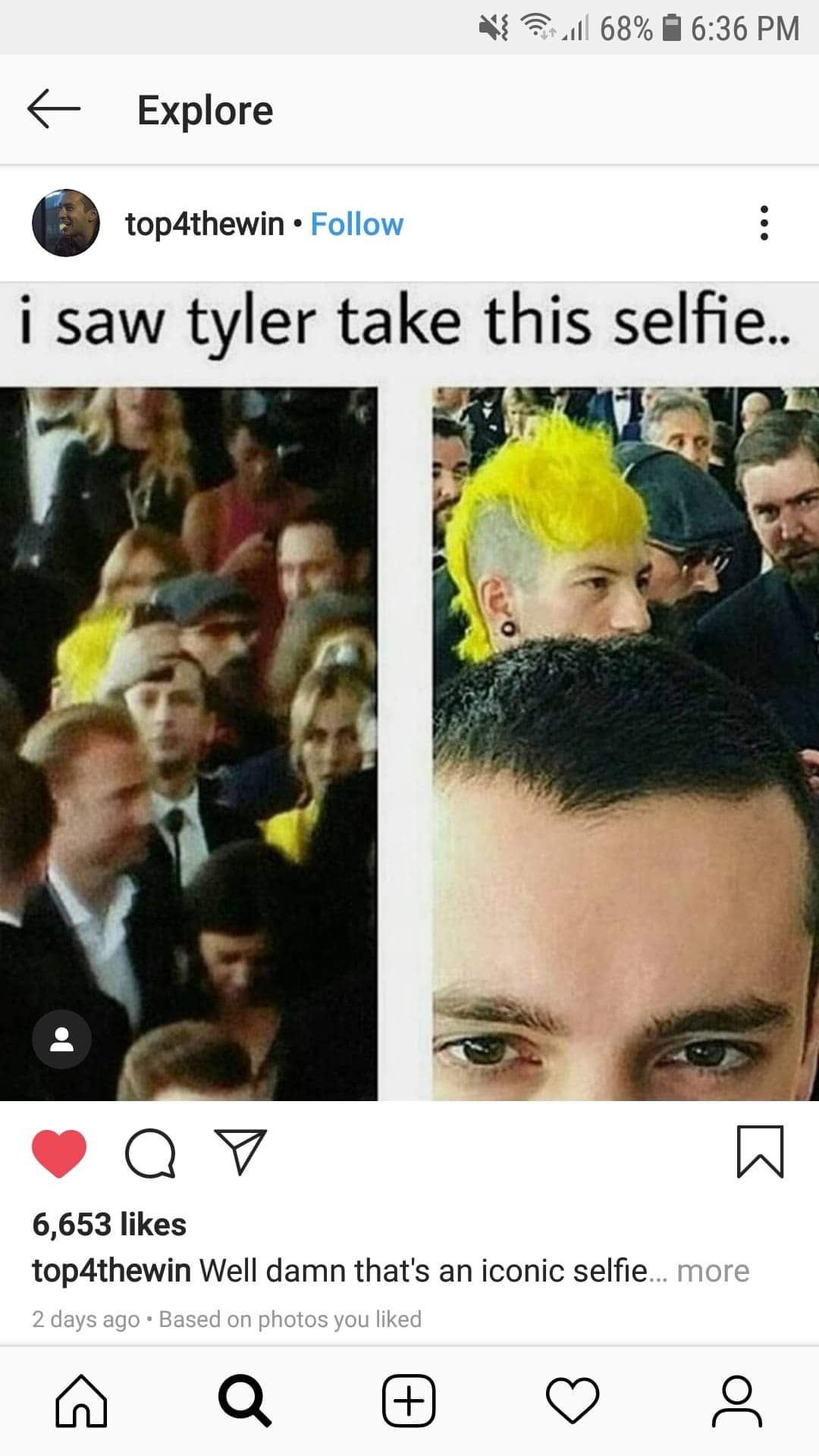 This is an iconic selfie | Scrolller