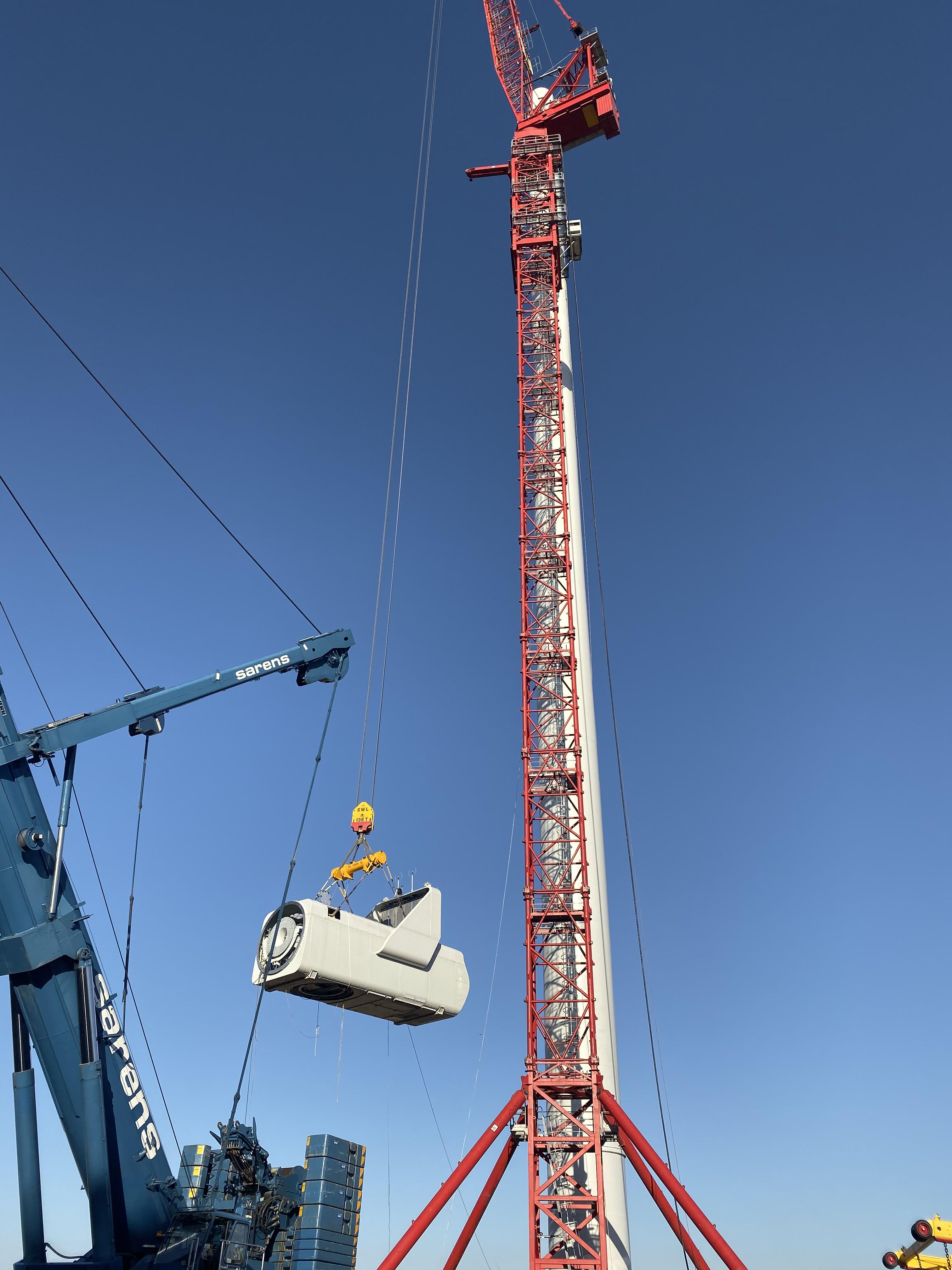 This is another angle of the tower crane we used! And I meant first using this type of crane, we ...