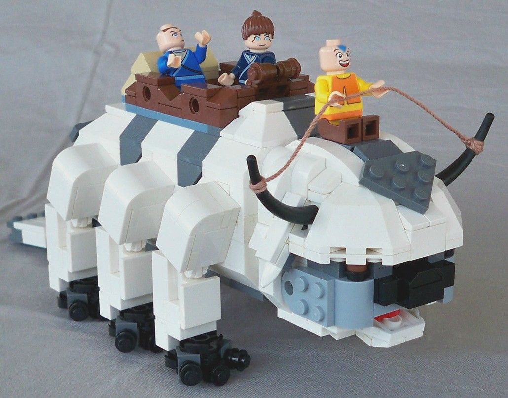 This is Appa in Lego form. | Scrolller
