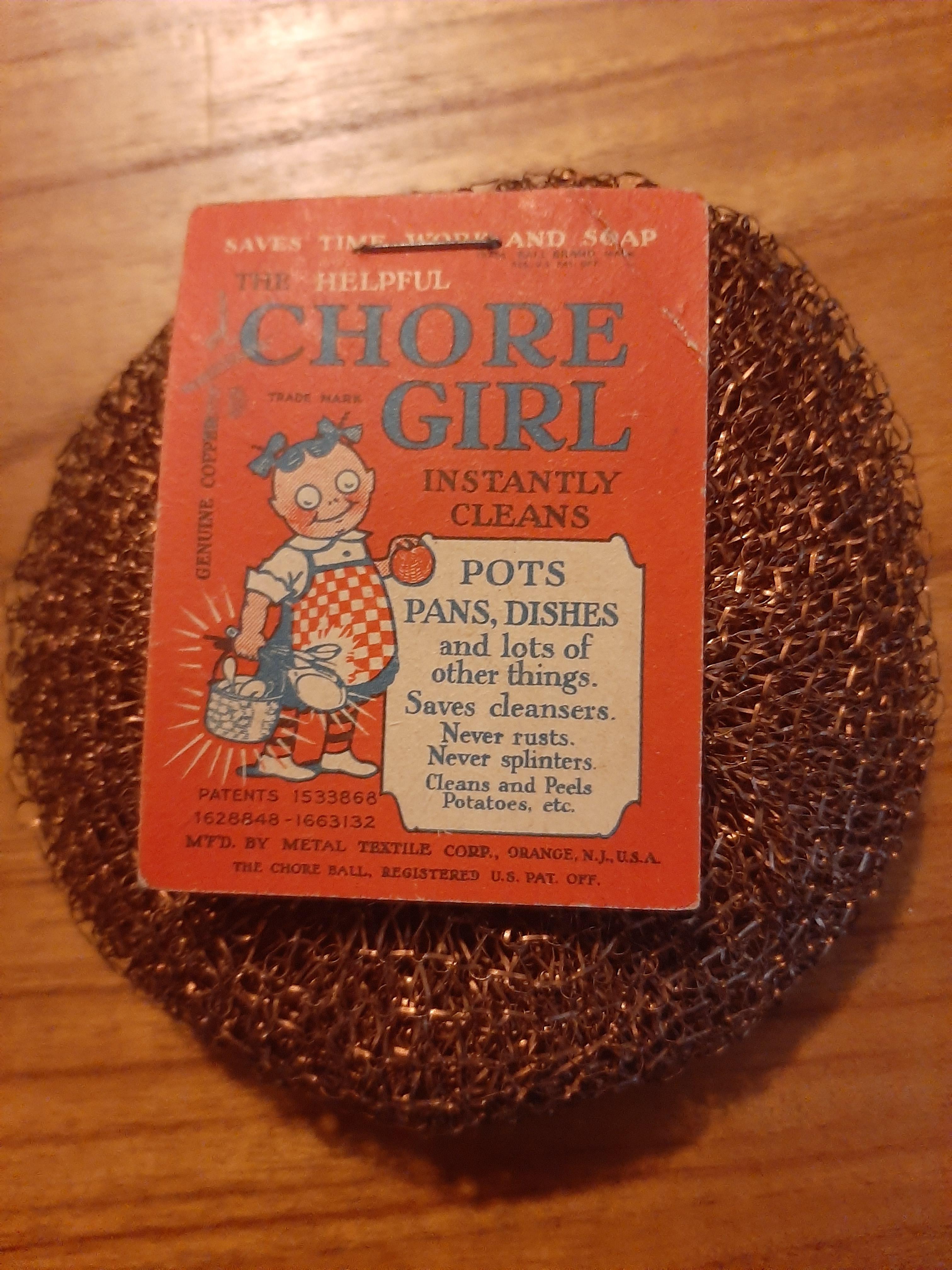 This is from the 1940s. This was before choreboy. Nice antique find!! Interesting!! | Scrolller