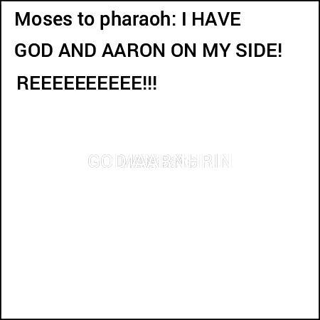 This is how it went down between Pharaoh and Israel | Scrolller