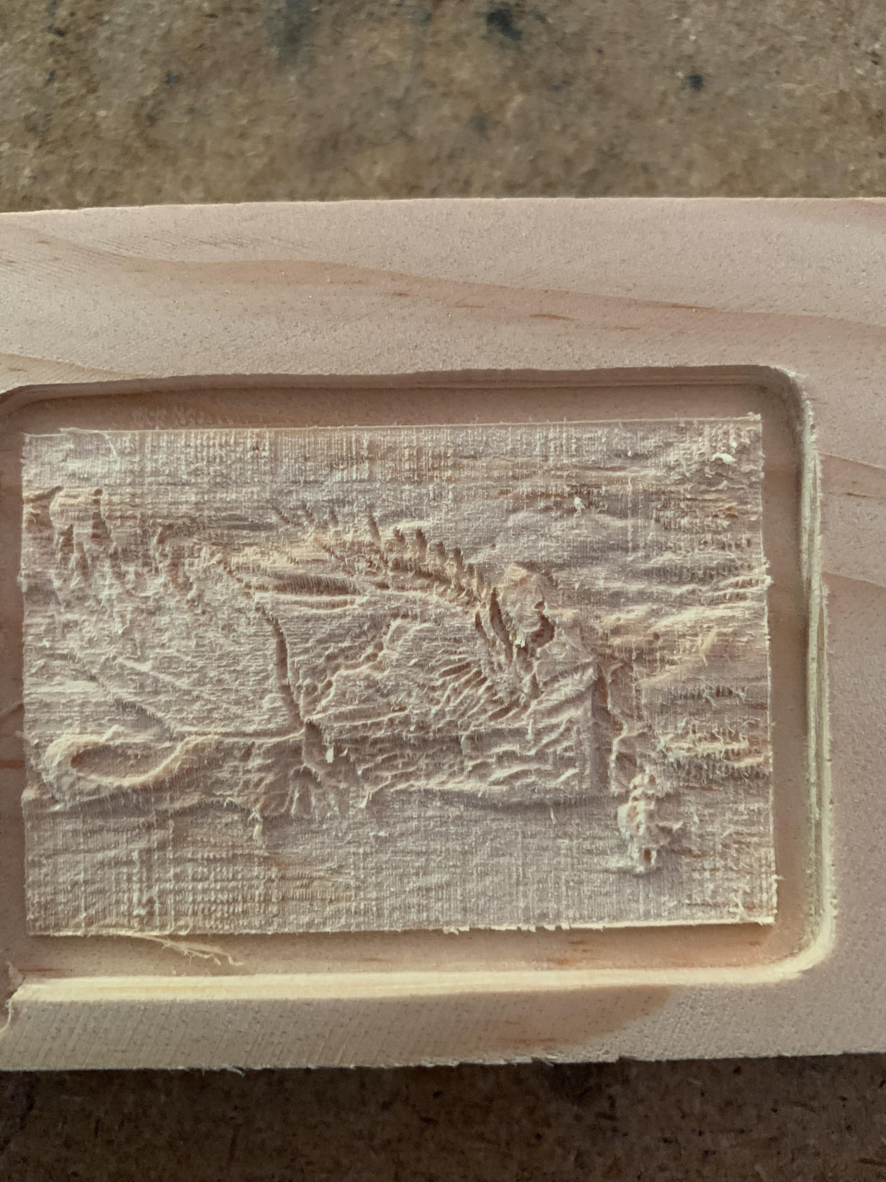 This is my first attempt at a 3D relief, any tips would be greatly appreciated! | Scrolller