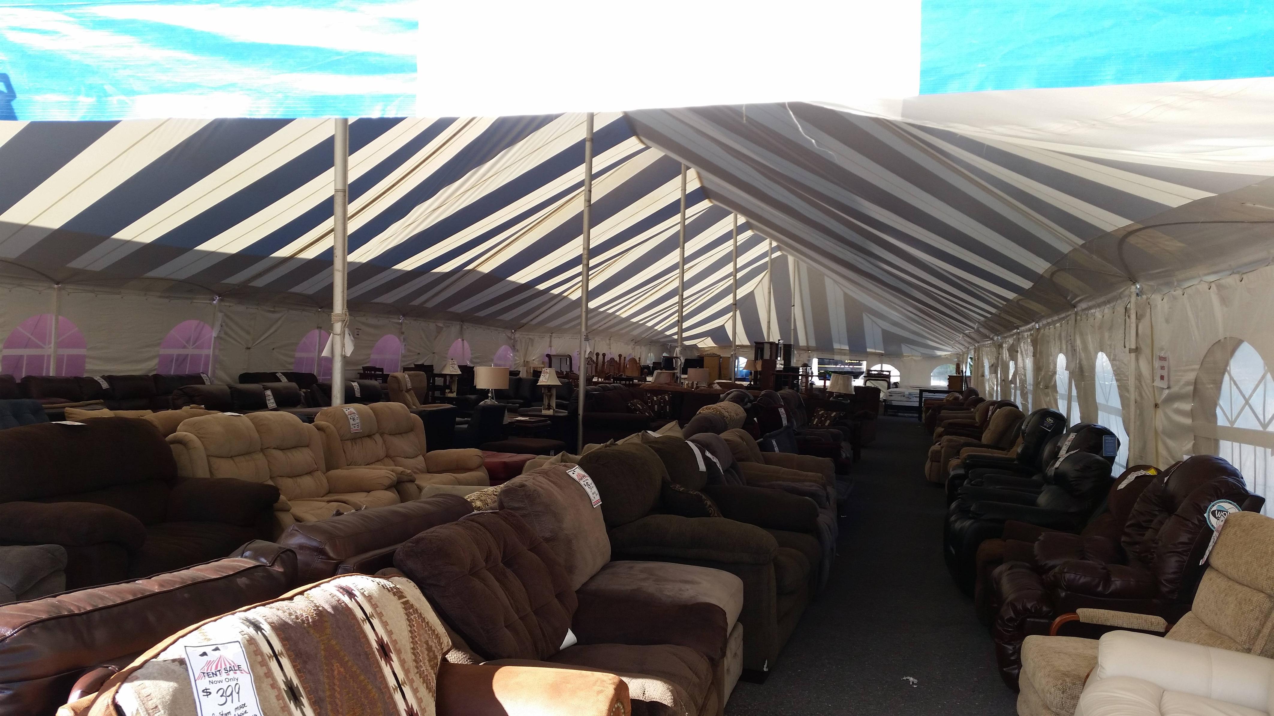 This is the last weekend of the Bare Bones Furniture Tent Sale. | Scrolller