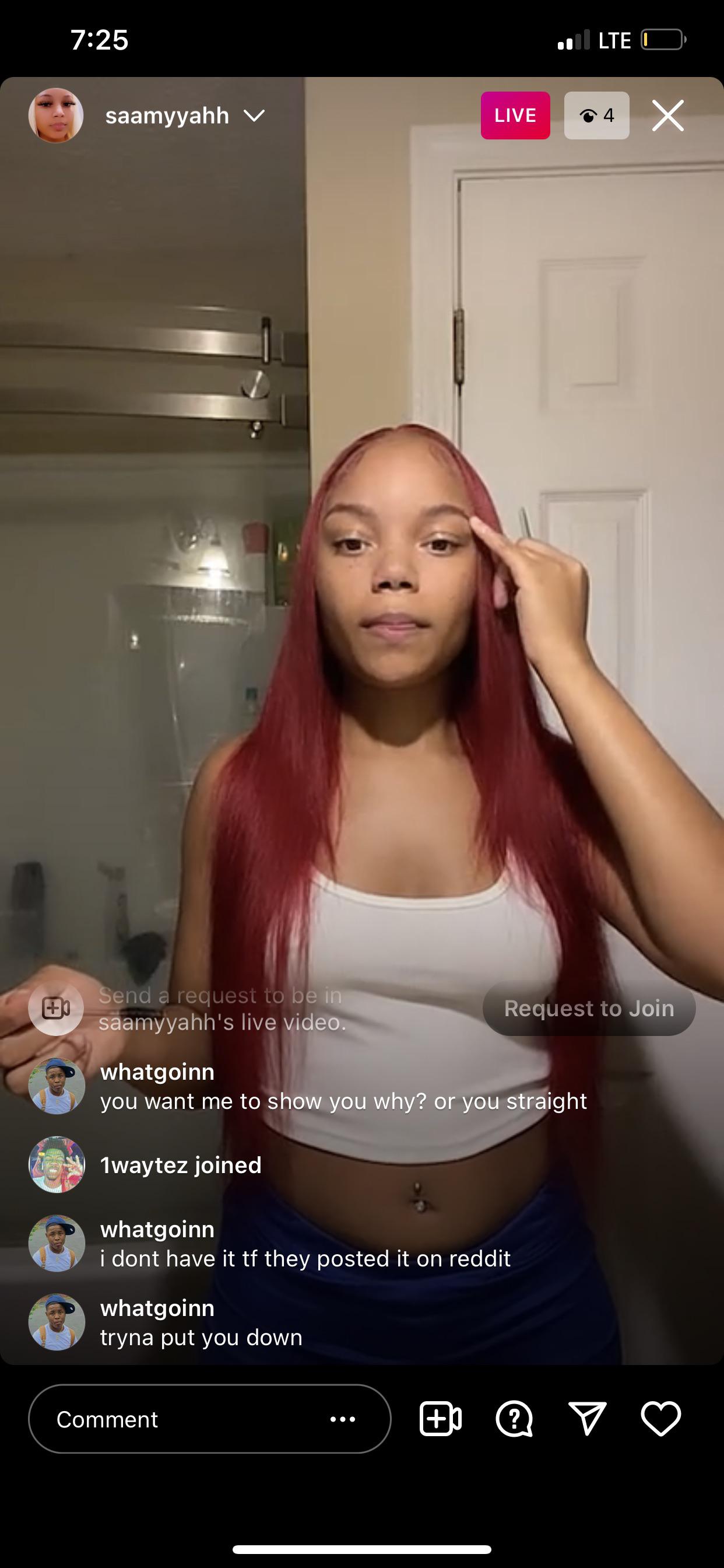 this is why you dont show or tell people the @ names of these girls.. Like why tf are you ...