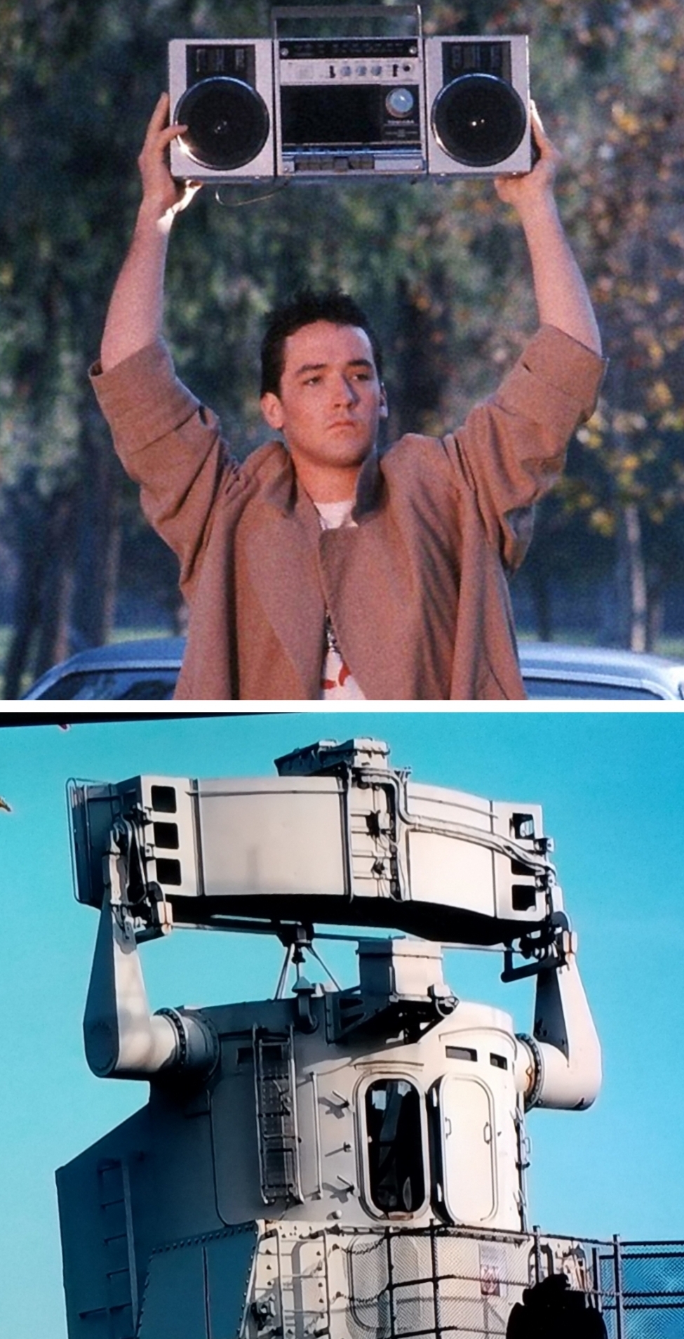 This rangefinder on a WW2 cruiser looks like John Cusack holding up the boom box. | Scrolller