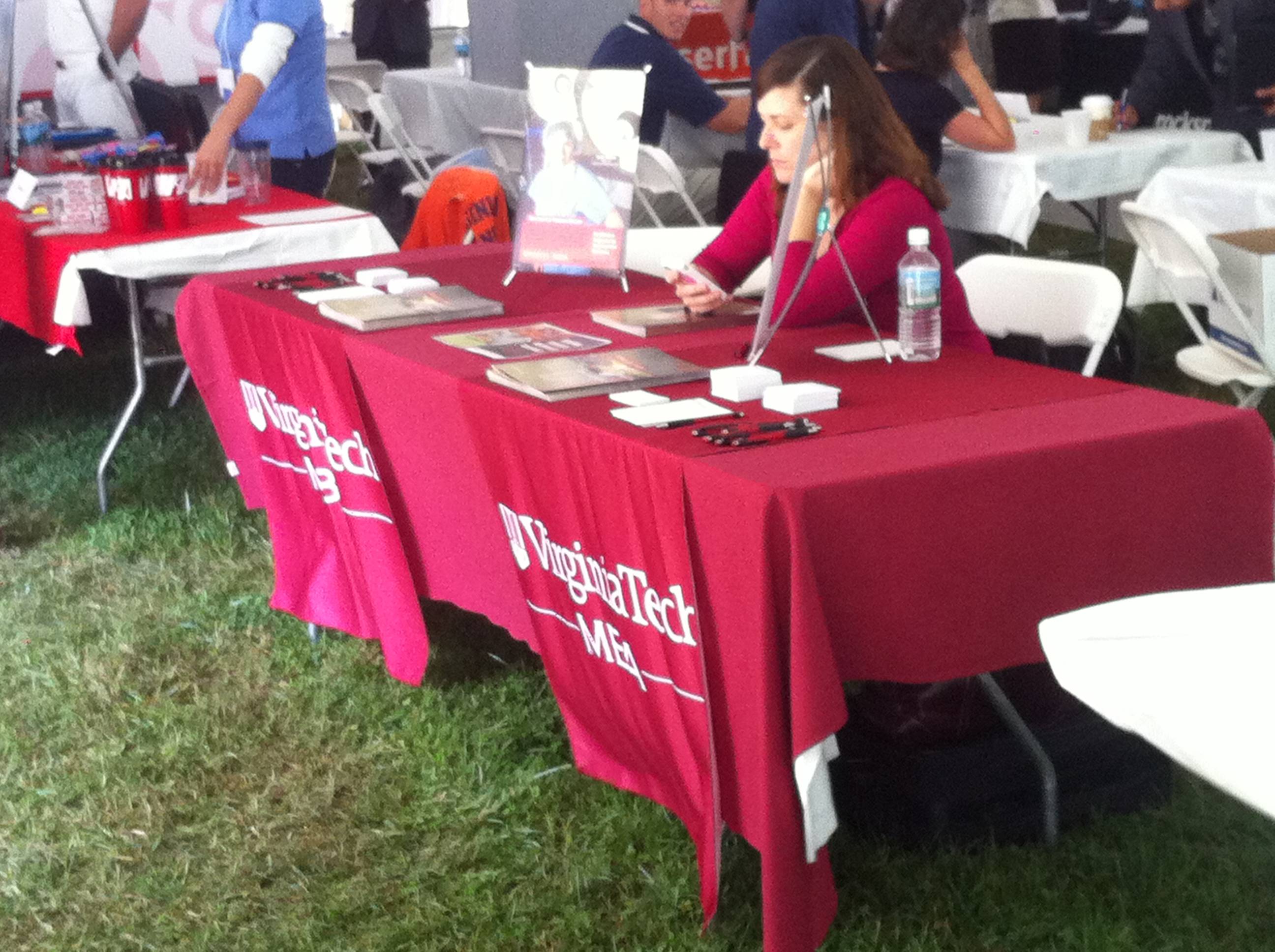 This table wasn't getting much action at the UVA career fair. | Scrolller