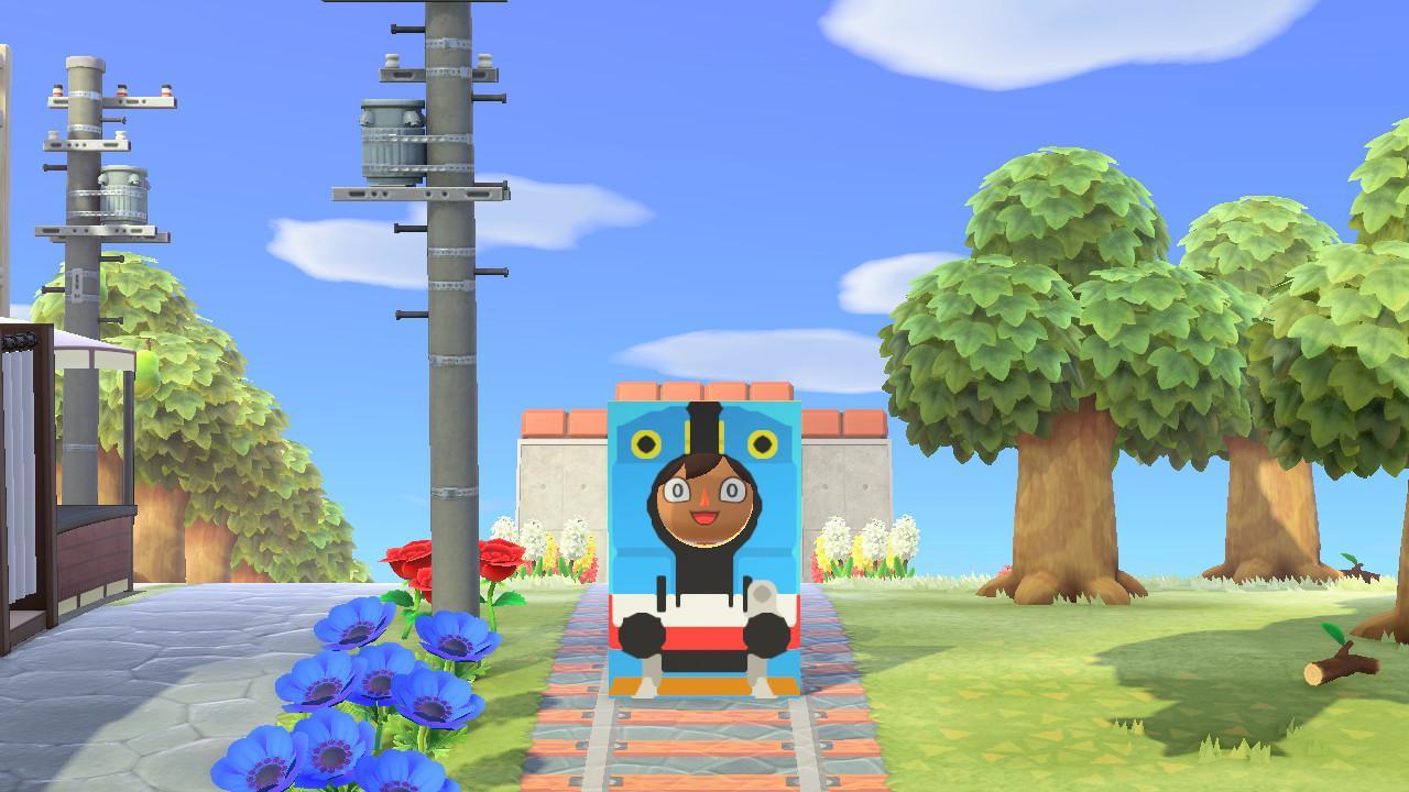 This "Thomas the tank engine" someone made in Animal Crossing | Scrolller